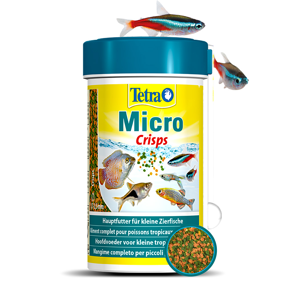 Tetra Micro Food – 4 tipuri de hrană pentru peștii mici + 1 meniu ...